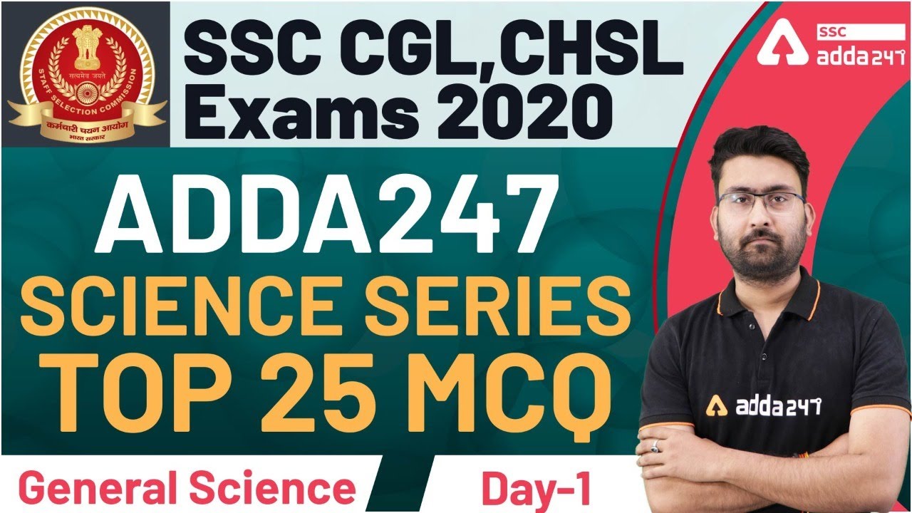 SSC CGL & CHSL | General Science | Adda247 Science Series | Top 25 MCQ ...