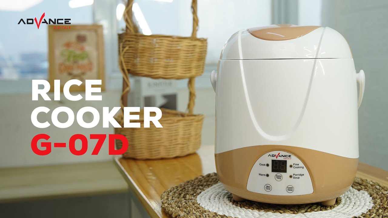 Advance Rice Cooker G-07D - YouTube