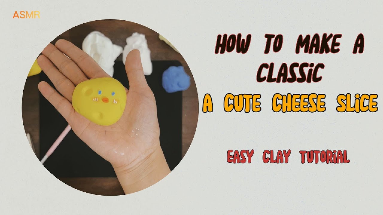 How to Make a Cute Cheese Slice | Easy Clay Tutorial - YouTube