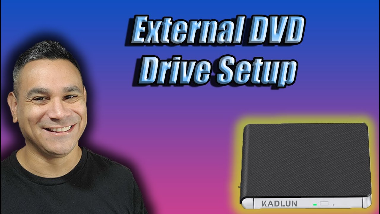 How to use and set up an External Disk Drive for Laptop and PC Kadlun ...