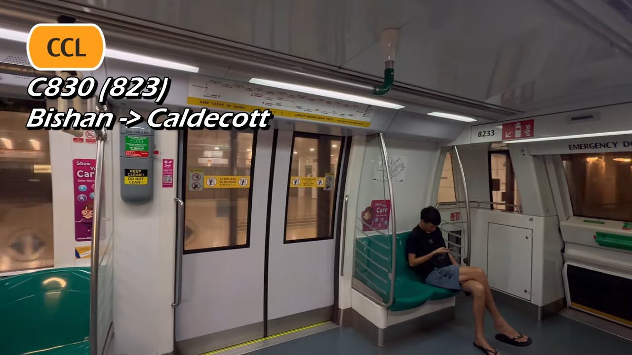 (Quiet compressor) SMRT - ALS C830 (823) (Bishan » Caldecott) - YouTube