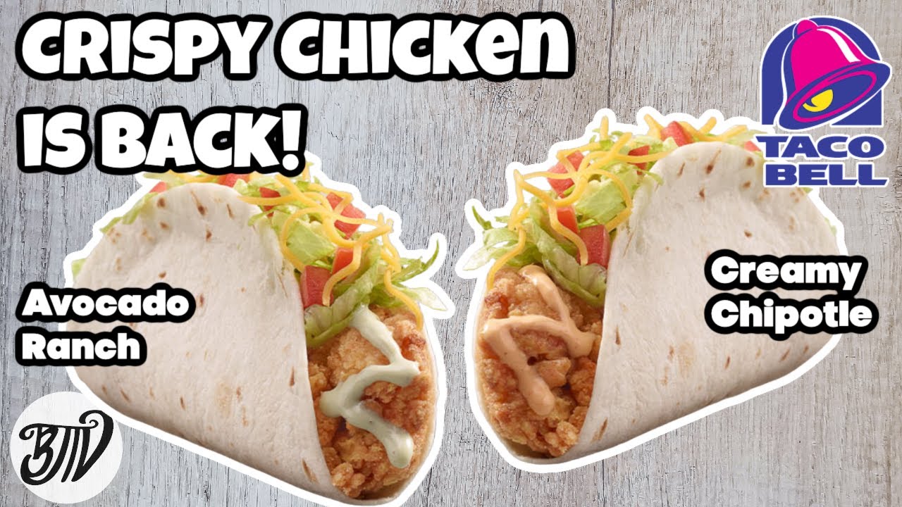 Crispy Chicken Tacos are BACK @TacoBell || Drive Thru Thursday - YouTube