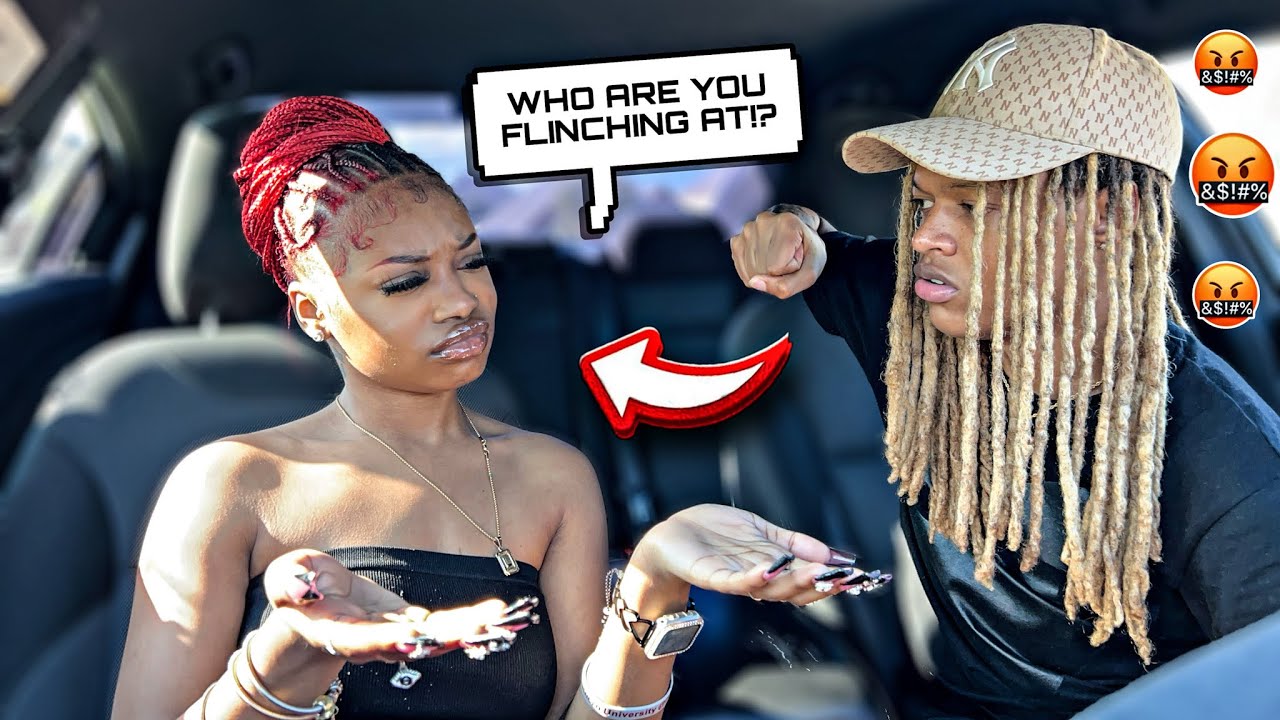 Acting Like Im Going To Hit Her To See How She Reacts! *VERY BAD IDEA ...