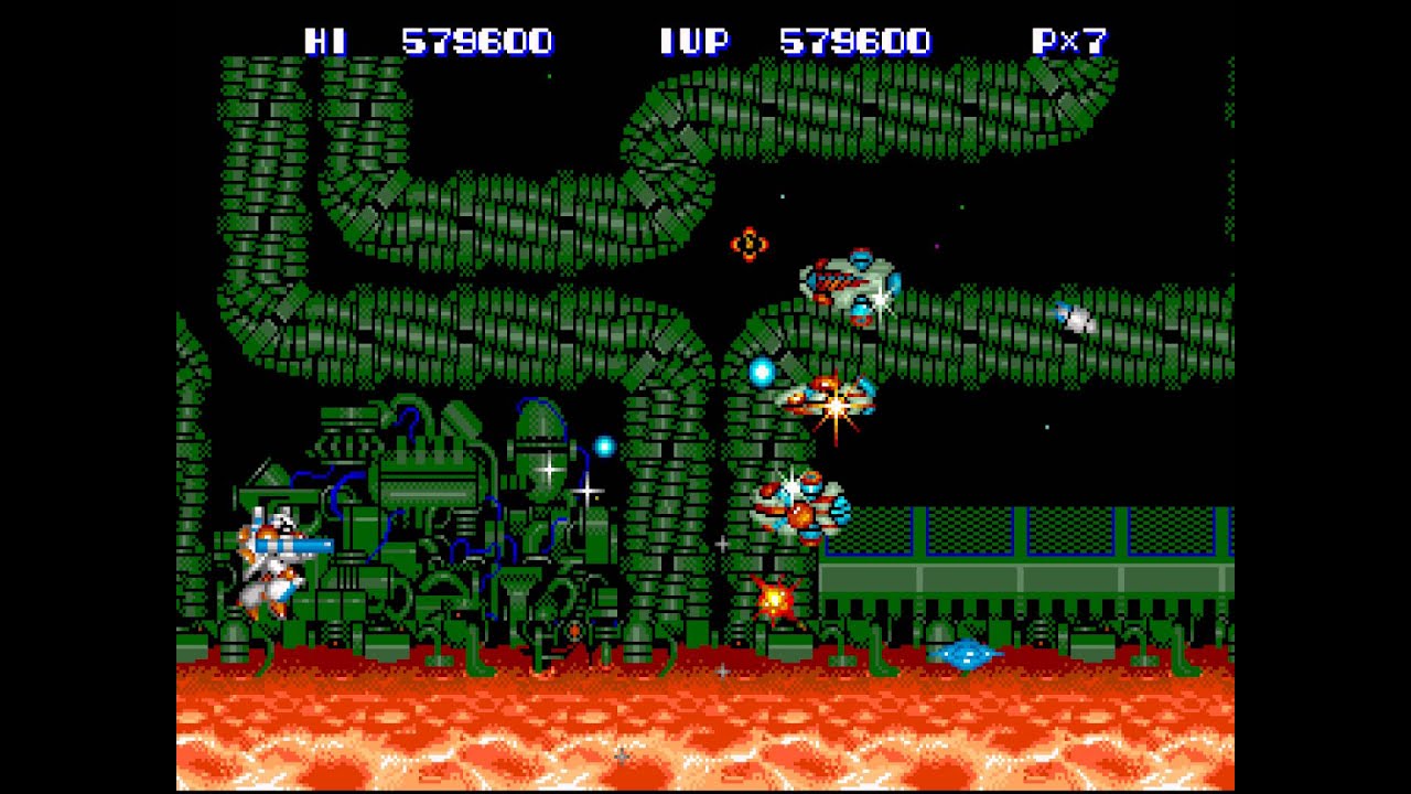 Side Arms - Hyper Dyne (PC Engine) - 1CC - YouTube