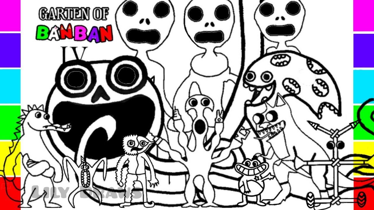 Garten of Banban 5 Coloring FIRST Teaser Trailer new coloring pages ...