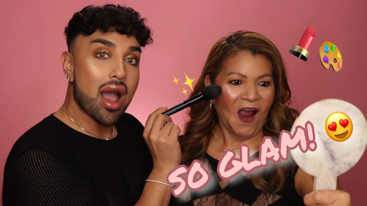 Transforming My Mom For Mother's Day | Mac Daddyy | Angel Merino - YouTube