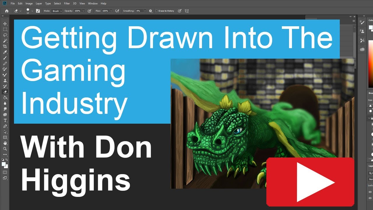Getting Drawn Into The Gaming Industry With Don Higgins - YouTube