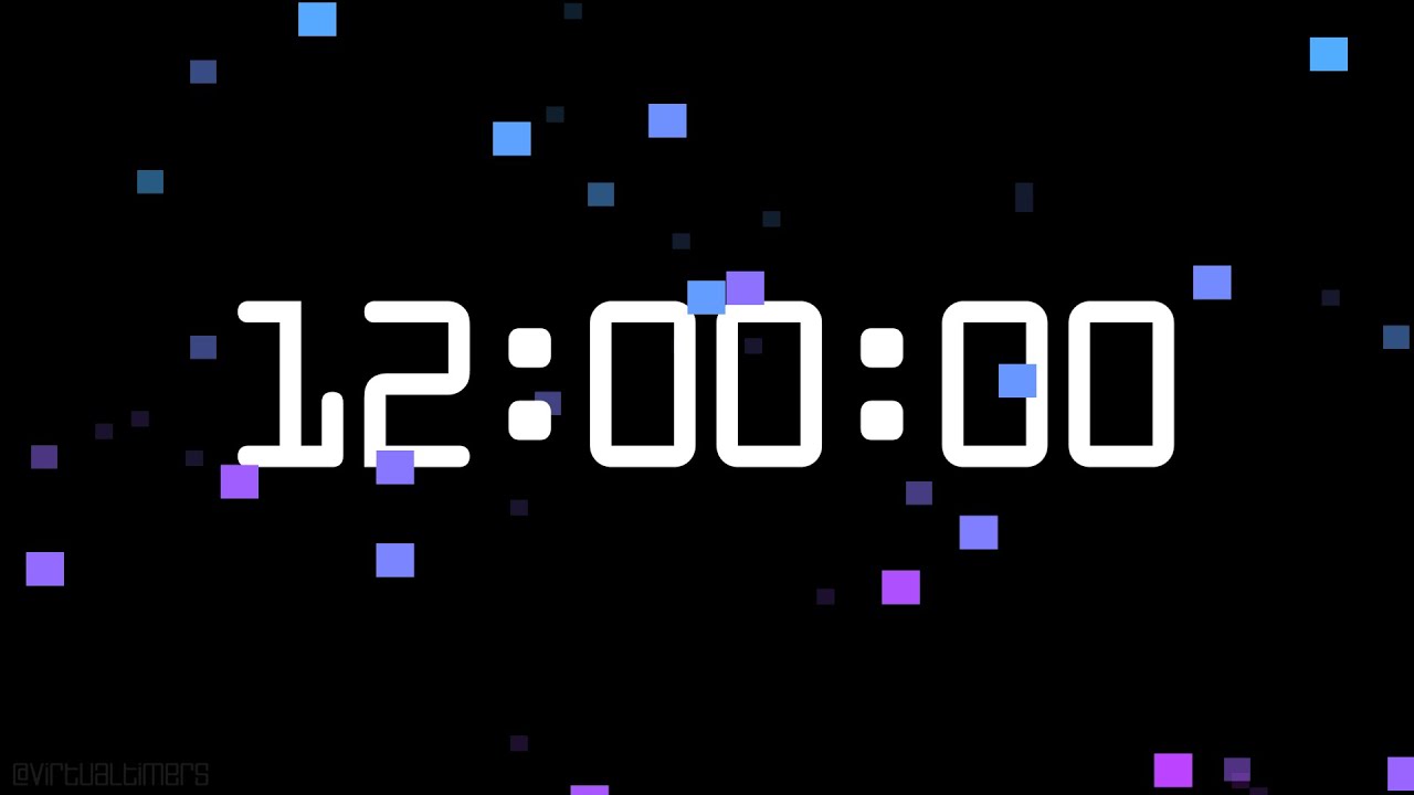 SILENT - 12 Hours Count Up Time Tracker - Stopwatch, Chapters, Digital ...