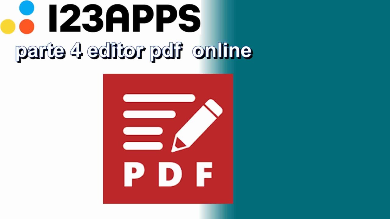 Conociendo 123apps editor pdf parte 4 - YouTube