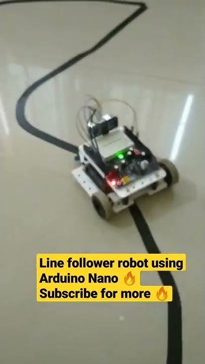How to make line follower robot using Arduino Nano 🔥#shorts #shortsfeed ...