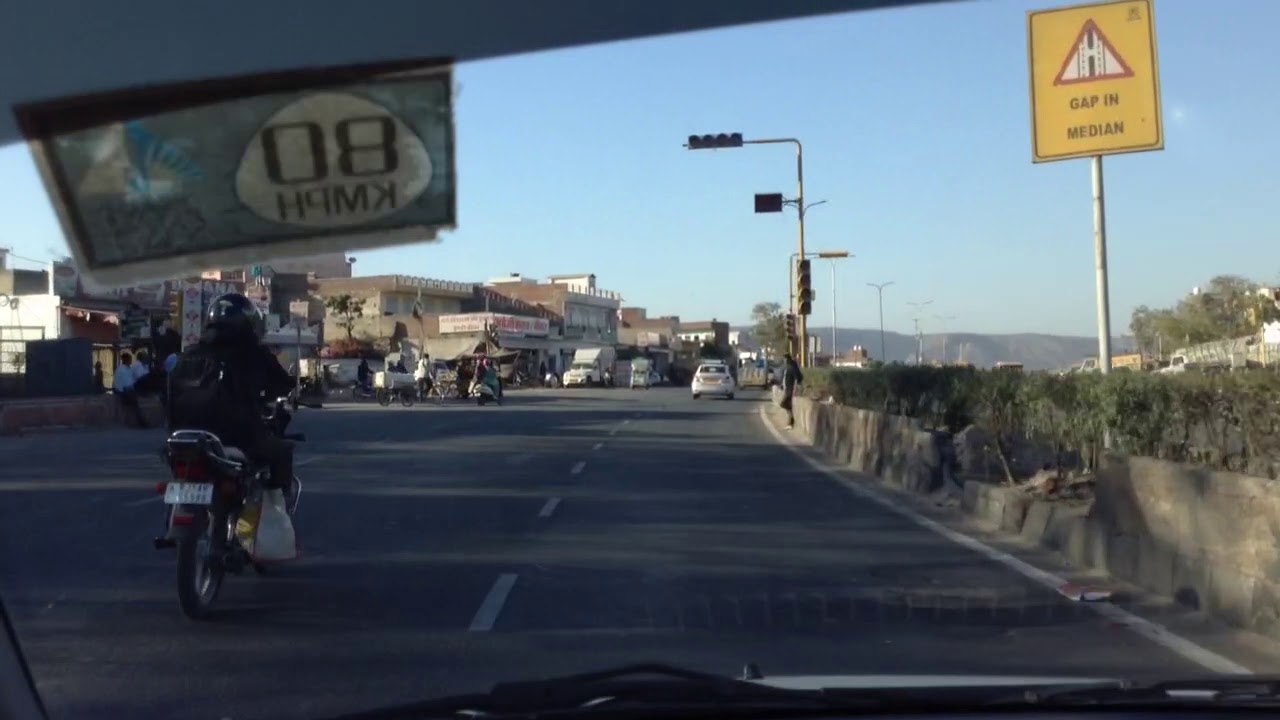 Outskirts of Jaipur traffic - India February 15, 2020 - YouTube
