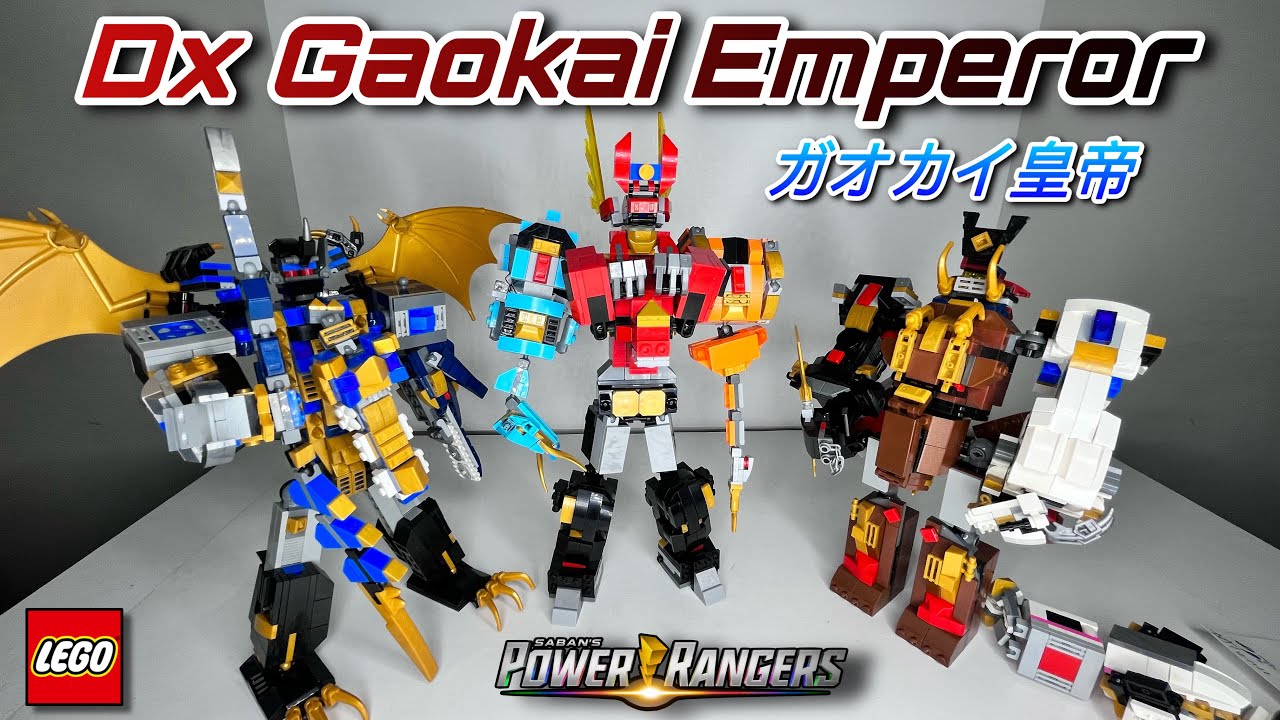 Pt.9 DX “Gaokai Emperor “/ Emperor Beast Megazord Review (Lego Megazord ...