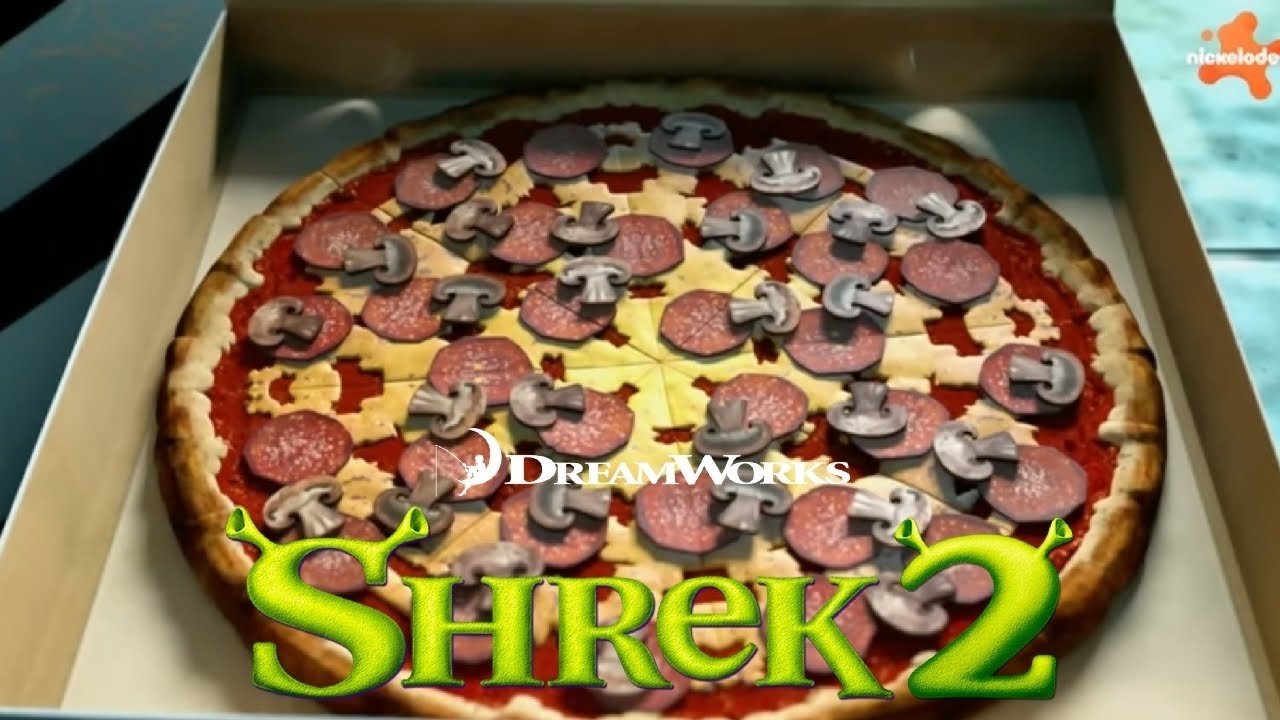 Crocosaurus y Héctor se pelean por la comida de la versión de Shrek 2 ...