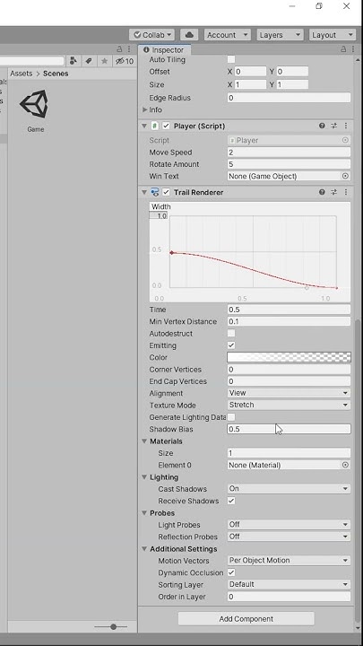 Unity Trail Renderer for 2D Games - Unity Tutorial for Beginners - YouTube