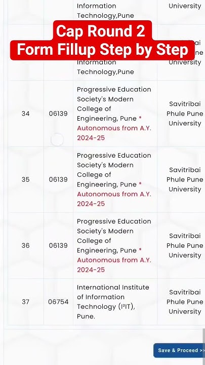 Cap Round 2 Option Form Filling 📍 #abhisheksir - YouTube