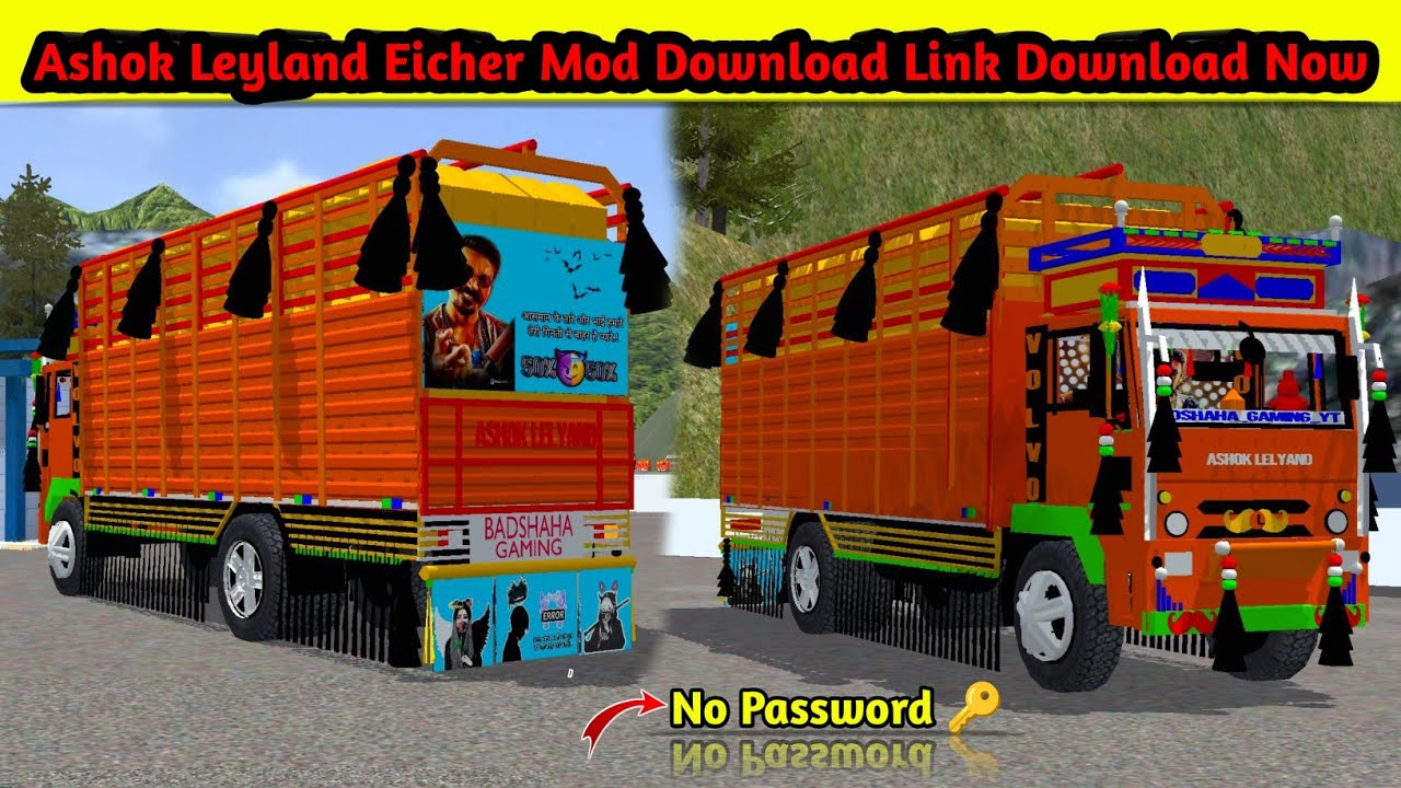 Download Eicher Track Mod For Bussid | Bus Simulator Indonesia | Eicher ...