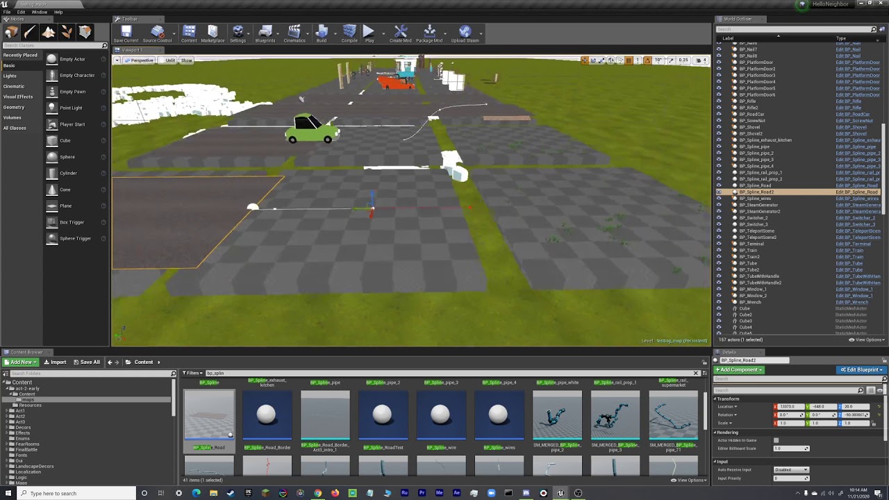How To Set Up Driving Cars In Hello Neighbor (Hello Neighbor Mod Kit ...
