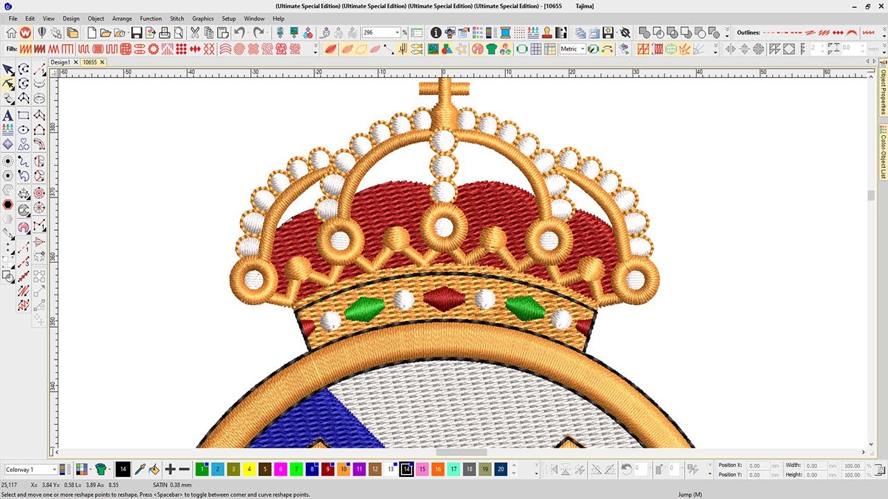 Real Madrid Embroidery logo - YouTube