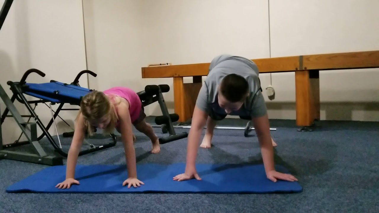Kids 8 minute upper body and cardio workout - YouTube