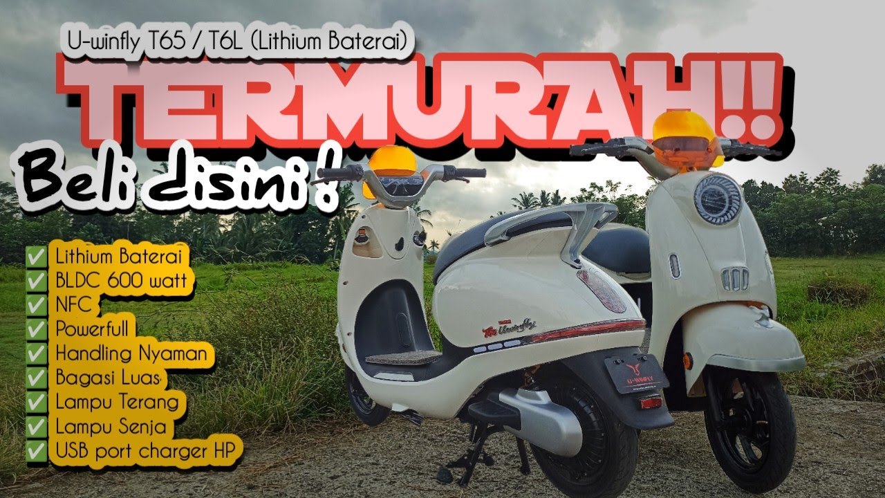 Sepeda Listrik Uwinfly T6L TERMURAH!!,4 Juta-an Baterai Lithium T65 # ...
