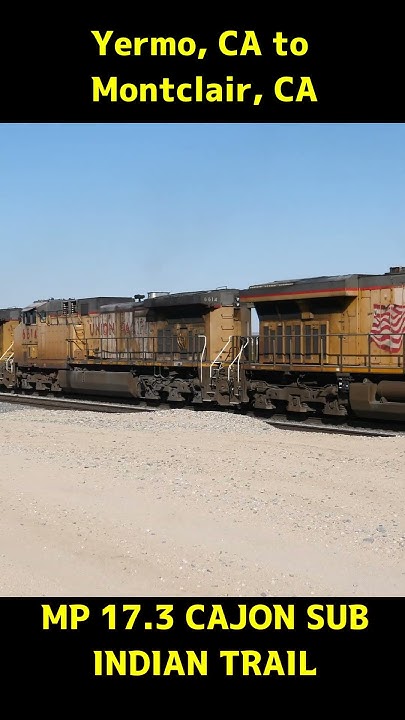 UP 6610 WB MYRMC Yermo, CA to Montclair, CA 7-5-2024 - YouTube