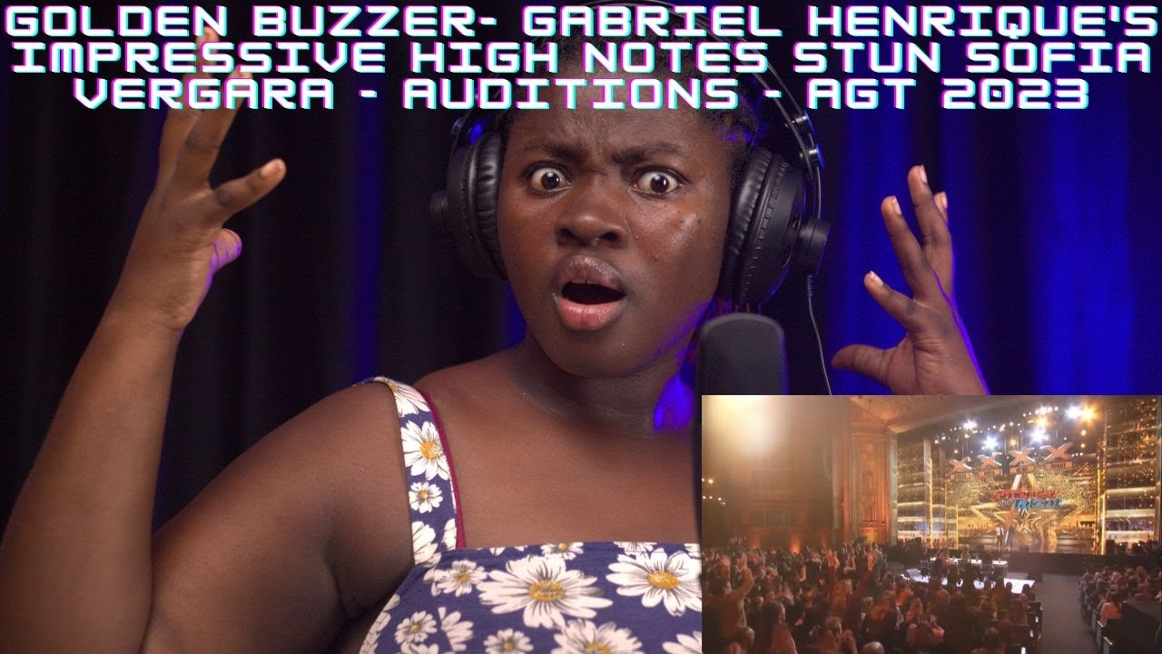 Golden Buzzer: Gabriel Henrique's impressive high notes STUN Sofia ...