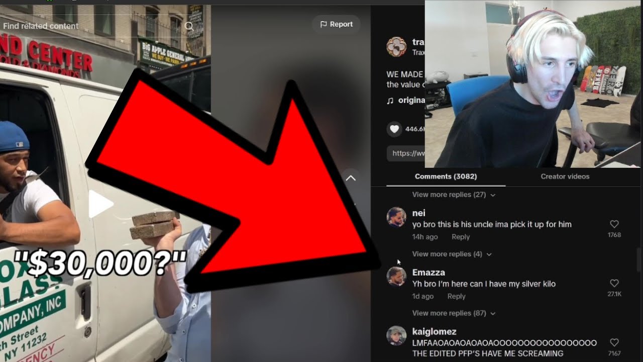 xQc reacts to TikTok comments having same pfp - YouTube