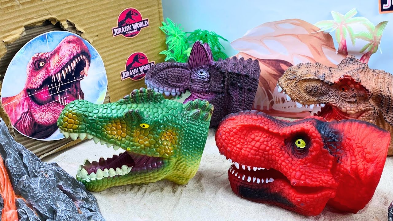 Collection of Super Giant Dinosaur Heads | Jurassic World | Dinosaur ...