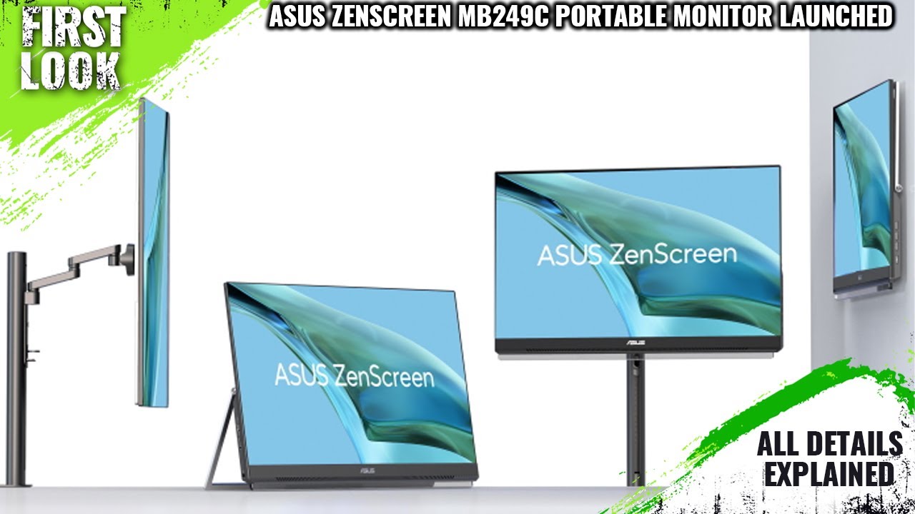 ASUS ZenScreen MB249C Portable Monitor Launched - Explained All Spec ...