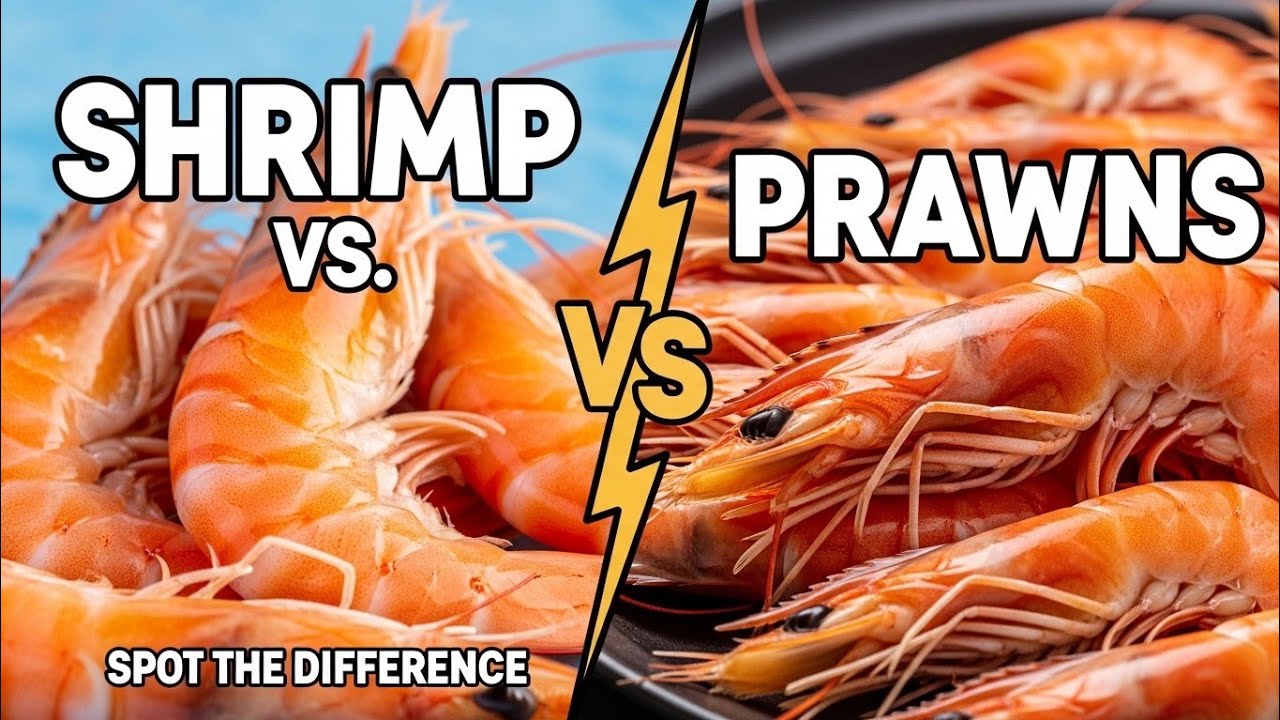 Shrimp vs. Prawns: Spot the Difference! - YouTube