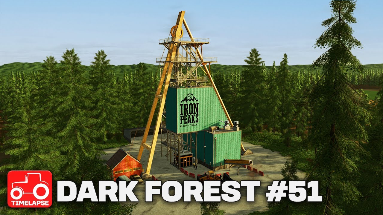 BUILDING THE IRON MINE!! FS22 Timelapse Dark Forest Ep. 51 - YouTube