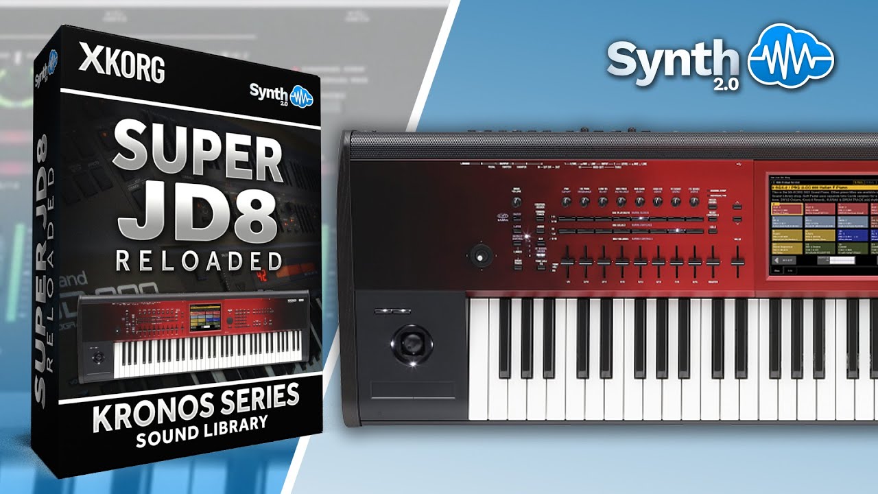 SUPER JD8 RELOADED (ROLAND JD800) SOUND BANK | DEMO PART 3 | KORG ...