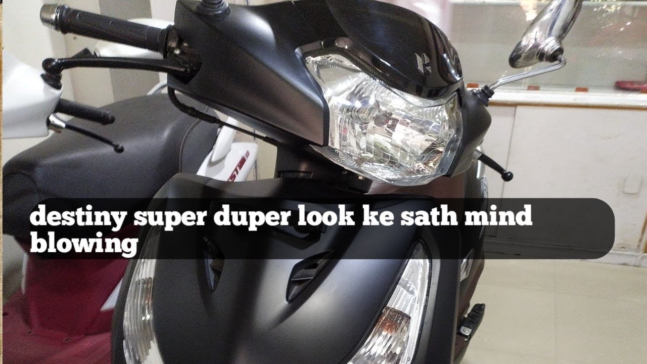 new destiny showroom Hero new scooty review - YouTube