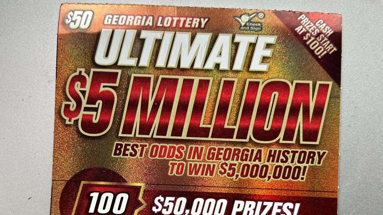 Last ticket black box 💰 Ultimate 5 Million $50 Georgia lottery ticket ...
