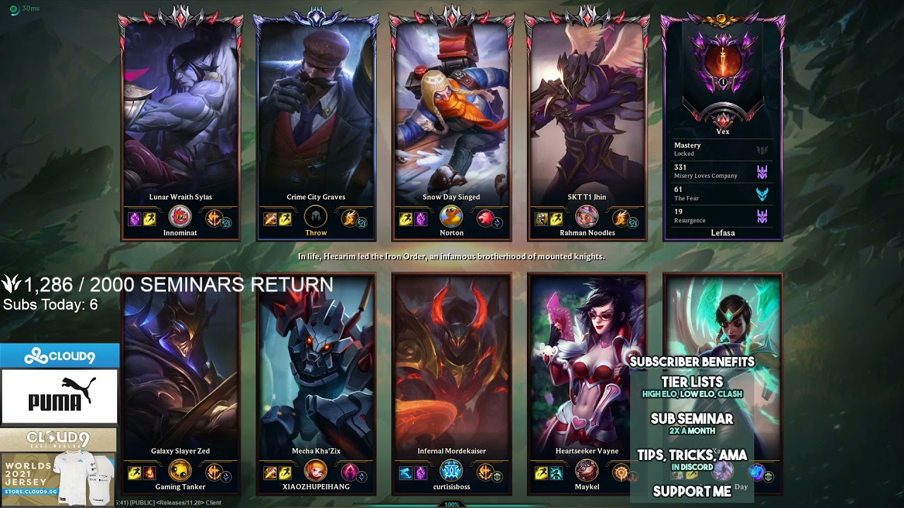 Tarzaned League and Wild Rift Stream (10-17-2021) - YouTube