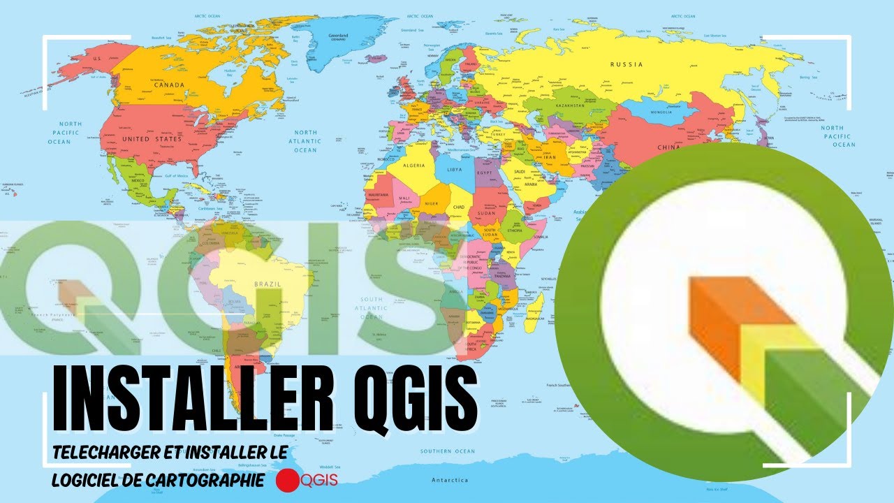 Télécharger et installer le logiciel de Cartographie QGIS - YouTube