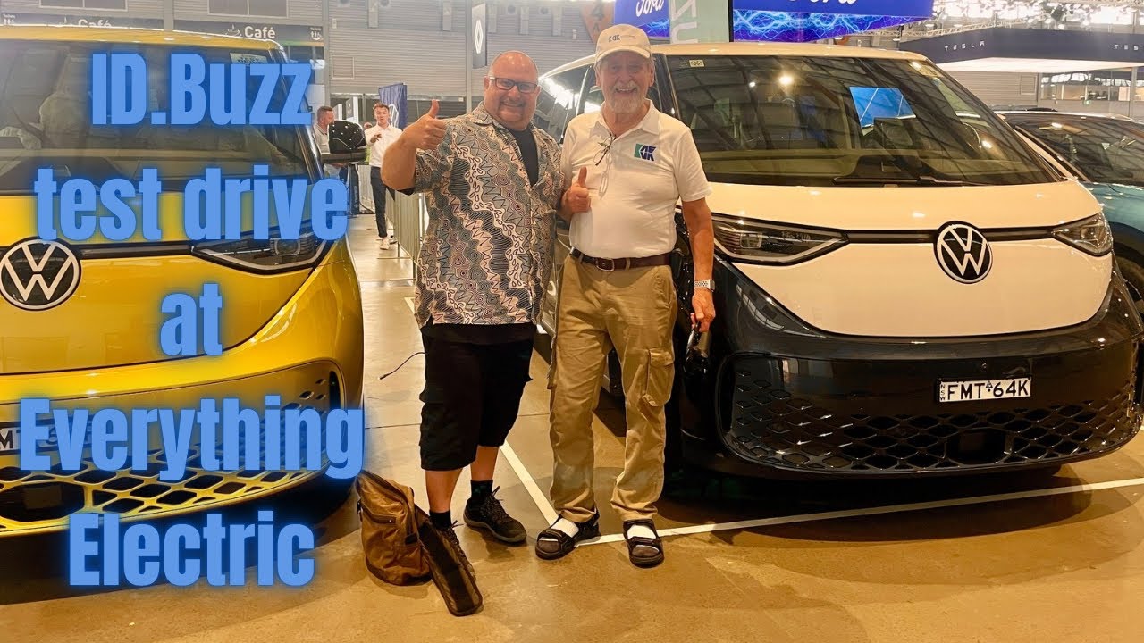 Test driving the ID.Buzz at Everything Electric Sydney - YouTube