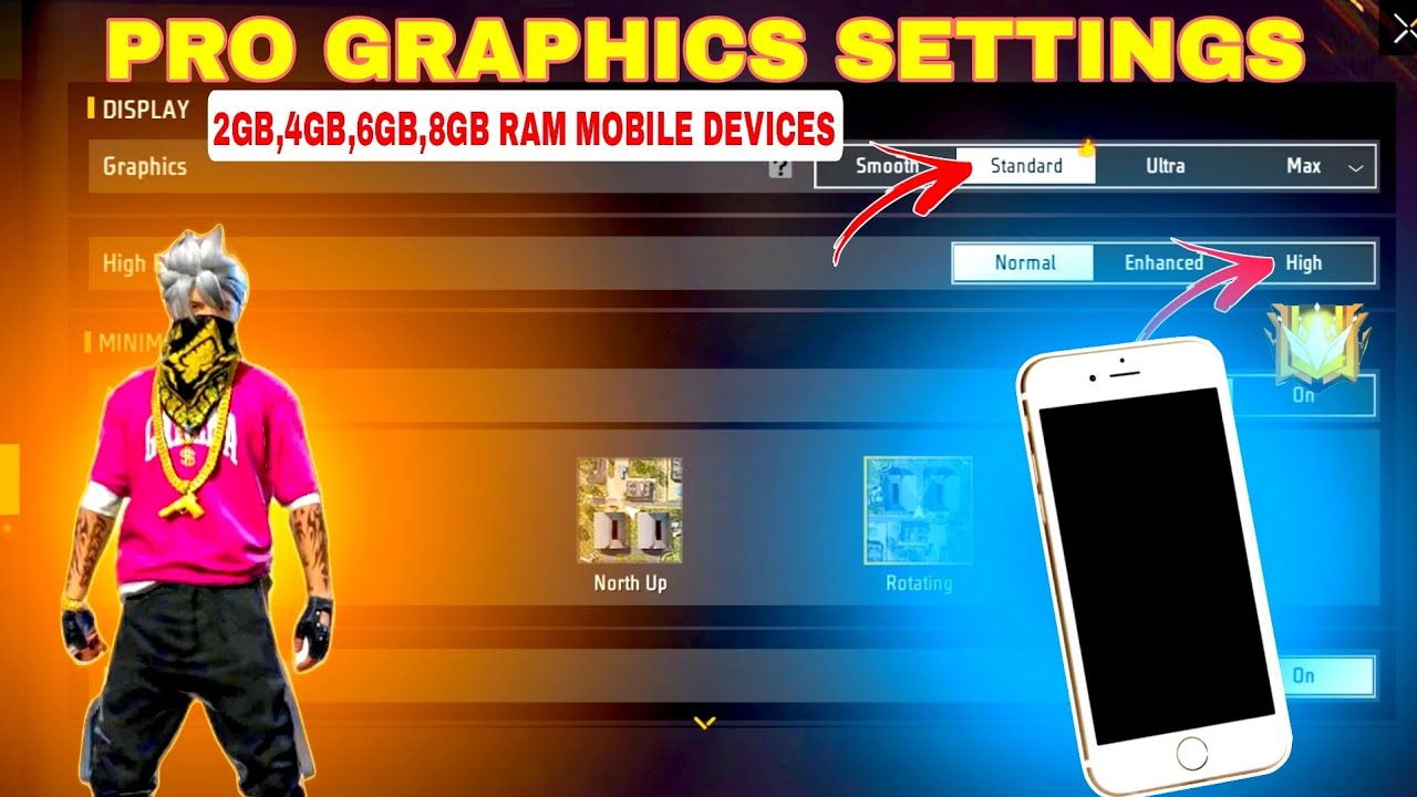Free Fire Best Graphics Setting For 2gb, 4gb, 6gbRam Mobiles | Free ...