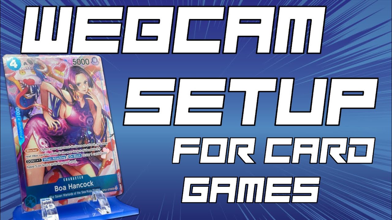 Webcam Setup for Card Games - YouTube