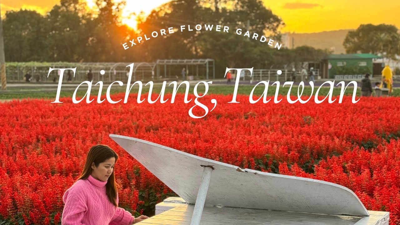 Taichung,Taiwan 🇹🇼 | Zhongshe Flower Farm - YouTube