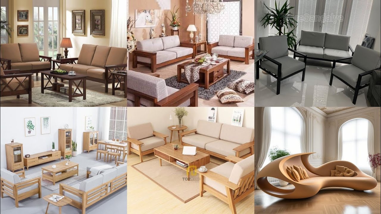 Most stunning and unique wooden sala sofa sets #sala sets#sofasets # ...