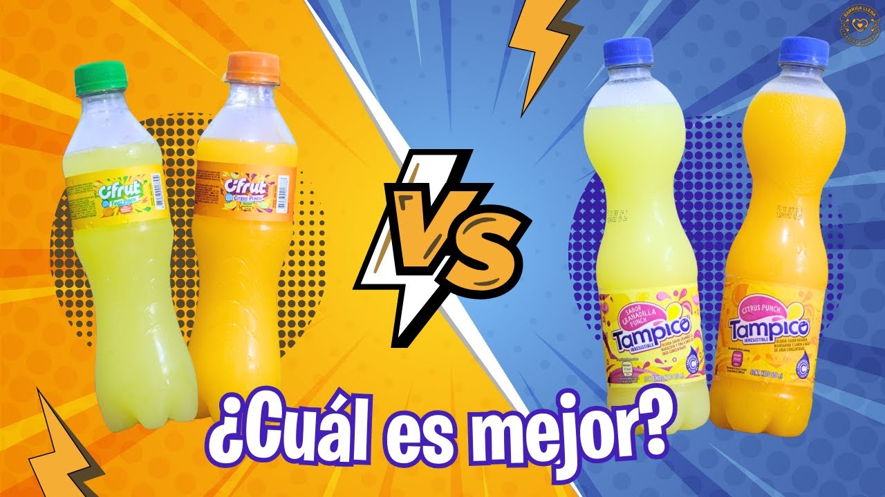 CIFRUT vs TAMPICO | Citrus Punch y Granadilla Punch | ¿Cuál es MEJOR ...