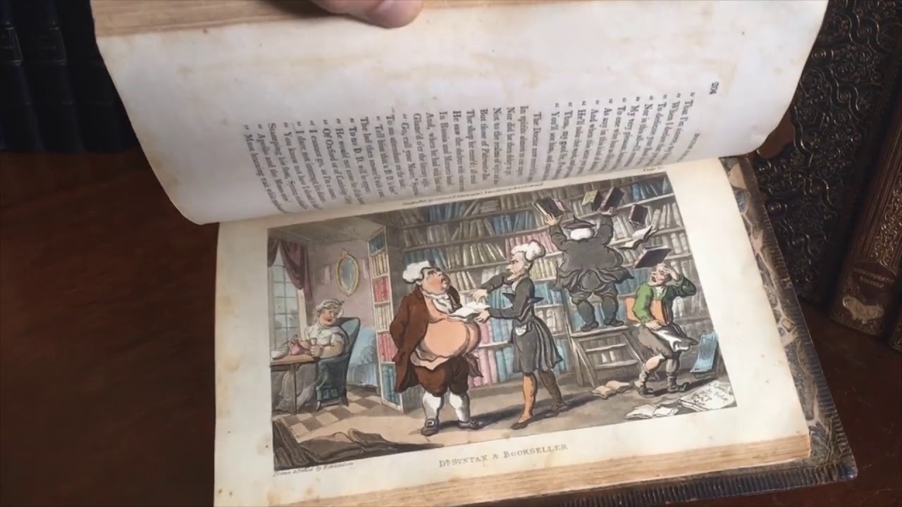 Dr. Syntax Tour 1813 Rowlandson Ackermann 29 hand color aquatints book ...