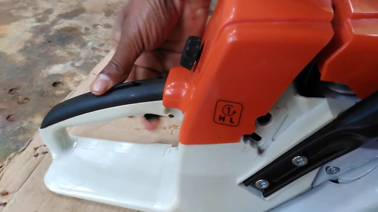 MS 381 Chainsaw unboxing - YouTube