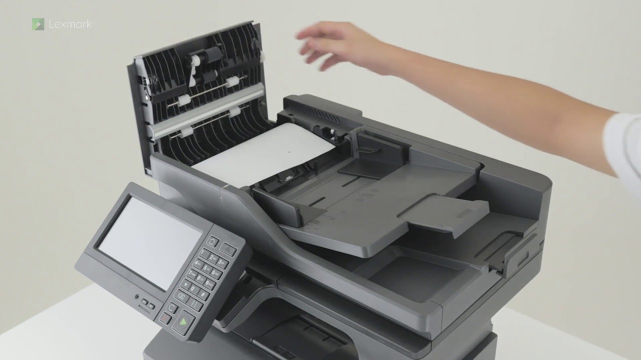 Lexmark XM1246 Clearing Paper Jam In The Automatic Document Feeder lexmark-xm1246-clearing-paper-jam-in-the-automatic-document-feeder