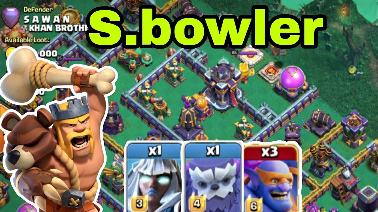 Sawan base days25 super bowler smash legend league attacks clash of ...