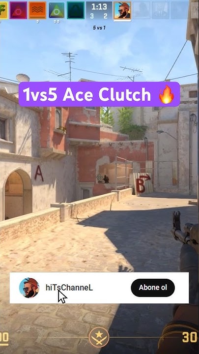 1vs5 Ace Clutch | Mirage | CS2 | Shorts Series #63 - YouTube