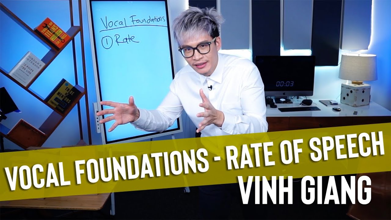 Vinh Giang 5 Vocal Foundations: Rate of Speech - YouTube