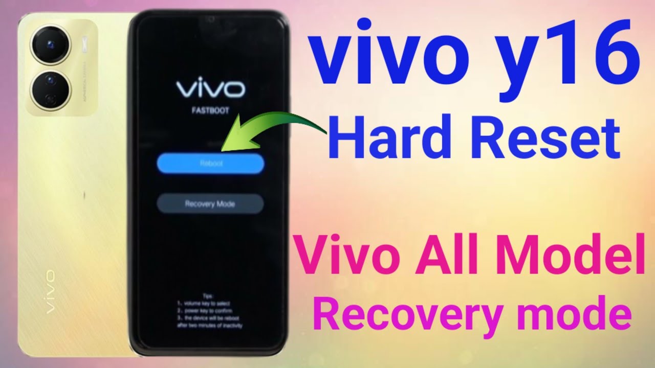 Vivo y16 Hard reset recovery mode | Vivo all model hard reset recovery ...