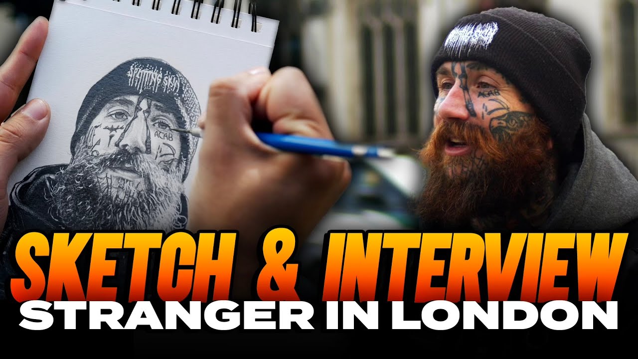 Sketching a stranger’s portrait realistically while hearing their life ...